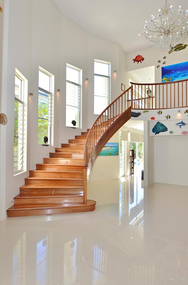 Timber Staircase Specialists: Winding Timber Staircase | Made-to-Order
